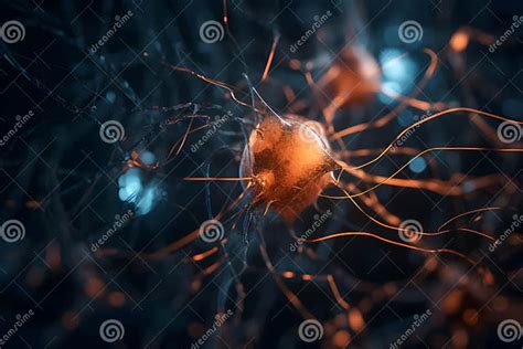 visualization of neural connections where numerous neural structures