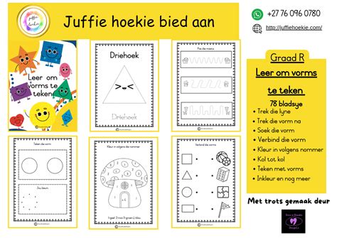 Grade R Draw Shapes Afreng Juffie Hoekie