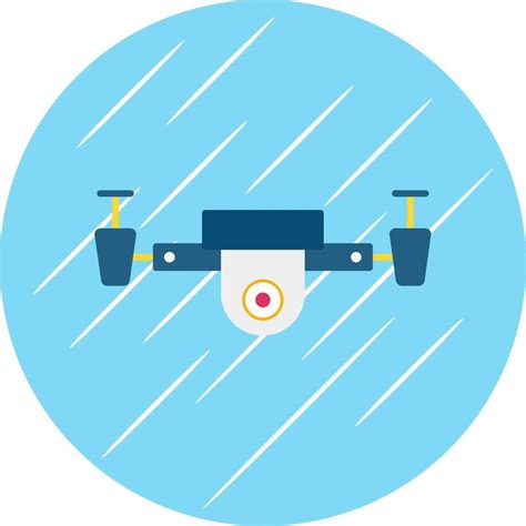 Drone Flat Blue Circle Icon 42762695 Vector Art At Vecteezy