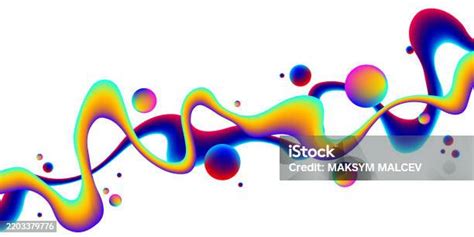 3d 추상적 인 다채로운 유체 디자인 웨이브 컬러 라인이 있는 현대적인 흰색 배경입니다 리퀴드 그래디언트 파형 3차원 형태에 대한 스톡 벡터 아트 및 기타 이미지 Istock