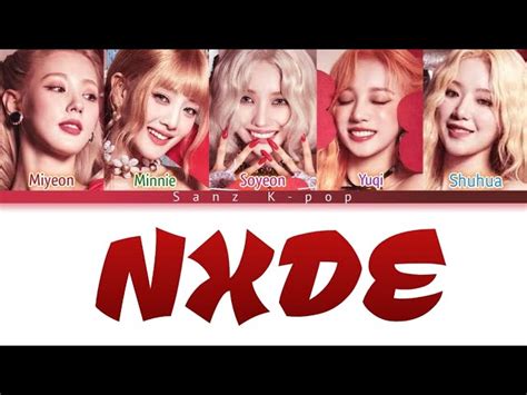 I Dle Nxde Teaser 1 Color Coded Lyrics Video Akkoorden Chordify