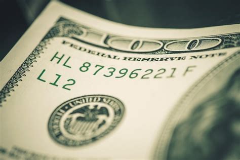 Premium Photo One Hundred American Dollars Banknote Serial Number Currency Serial Number