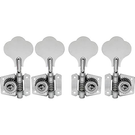 Bass Guitar Tuning Pegs 2r2l 4 String Chrome Open Gear Tuners Machine