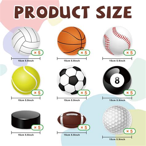 Size Of Sports Balls