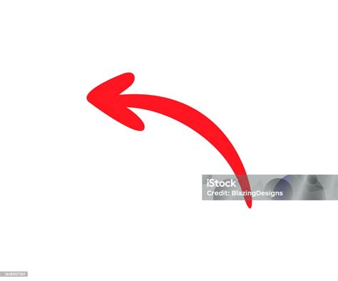 Red Curved Arrow Icon Sign Arrow Icon For Your Web Site Design App Ui Arrow Indicates The