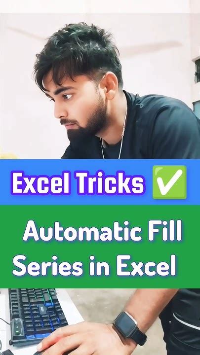 excel tips automatic fill series in excel shortvideo youtube tech