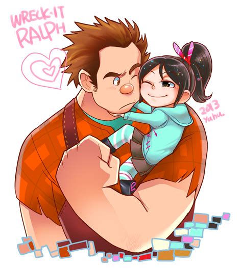 Vanellope And Ralph Kiss Vanellope Von Schweetz From Wreck It Ralph