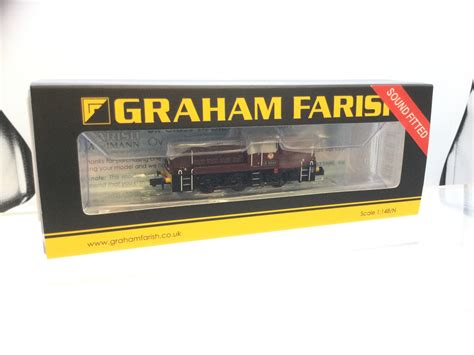Graham Farish 372 955sf N Gauge Class 14 D9523 Br Maroon Dcc Sound