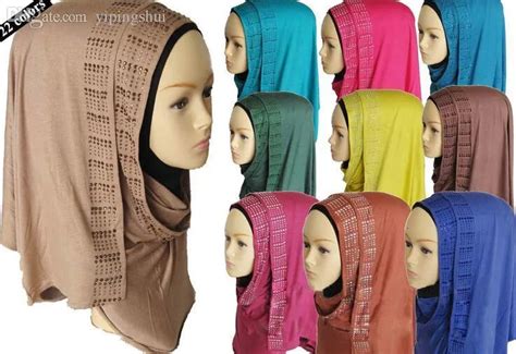 ₩21689에서 석 저지 목도리 일반 스카프 히잡 Wl2457 이슬람 여성 패션 이슬람 히잡 도매 무슬림 히잡 Dhgate