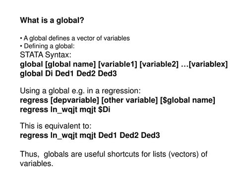 Ppt Introduction Into Stata Iii Graphs And Regressions Powerpoint