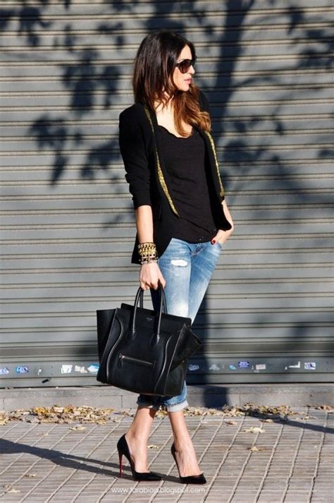 Total Imagen Outfit Negro Con Dorado Abzlocal Mx