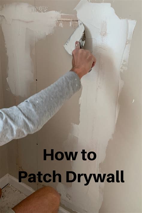 How To Patch Drywall Artofit