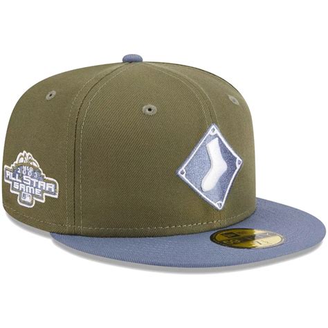 New Era Chicago White Sox Mlb Oliveblue Chicago Sox 59fifty Fitted Hat