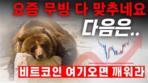 비트코인 여기까지 떨어지면 깨워주세요 비트코인 차트 분석 Youtube