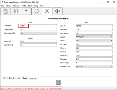 224 Sound Speed Manager Sis V4 Interaction — Hydroffice Sound