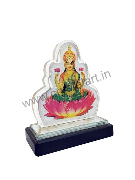 Lakshmi Devi Religious Collection Crystal Art