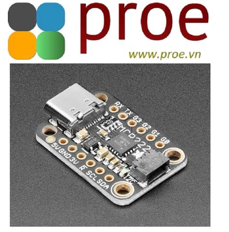 adafruit mcp2221a breakout general purpose usb to gpio adc i2c Điện