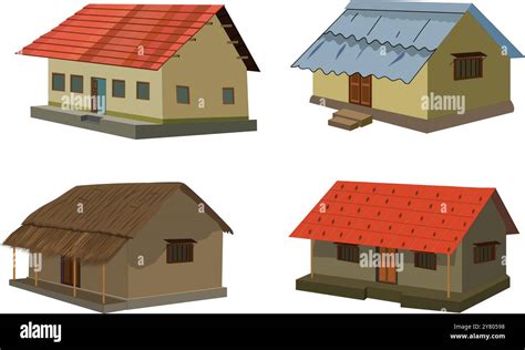 Huts Indian Rural Village Cut Out Stock Images And Pictures Alamy