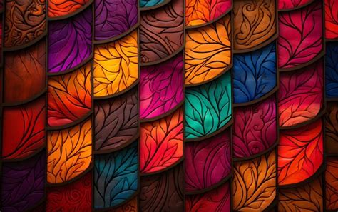 Premium Ai Image Beautiful Seamless Pattern In Patchwork Style With