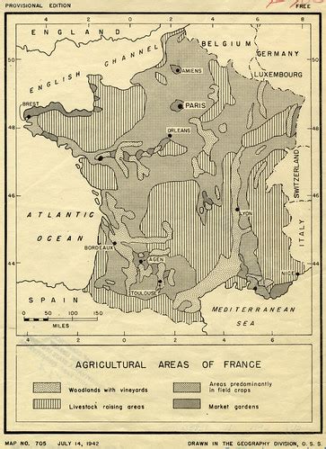 Agriculture In France Agricultural Areas Of France [map] … Flickr