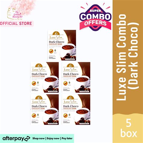 Luxe Slim Dark Choco Combo Package The Goddess Beauty