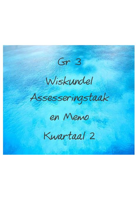 Basislyn Assessering Gr 3 • Teacha