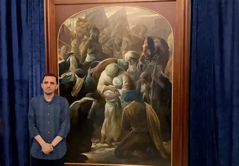 اثر جدید حسن روح الامین از وداع امام رضا ع با امام جواد ع تسنیم
