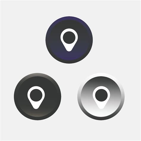 Pin Icon Button On Social Media 13656744 Vector Art At Vecteezy