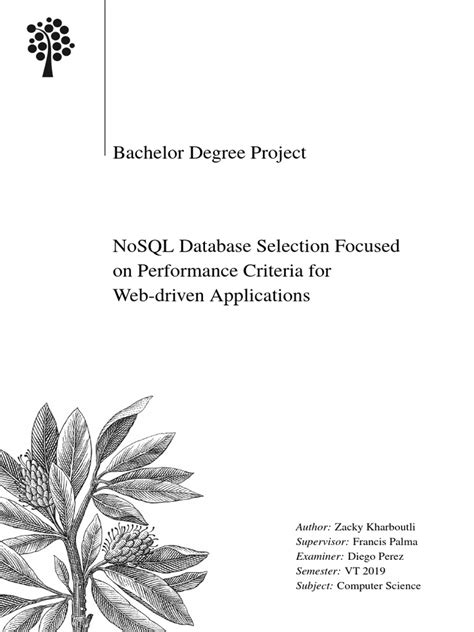 Sample Project Pdf No Sql Databases