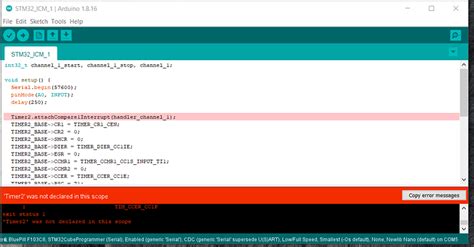 Pwm Error In Compiling Sketch Programming Arduino Forum