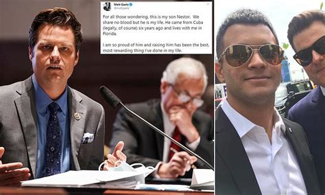 Florida Republican Matt Gaetz Reveals He Has A Cuban Immigrant Son