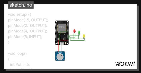 Test 1 Poti Wokwi Esp32 Stm32 Arduino Simulator