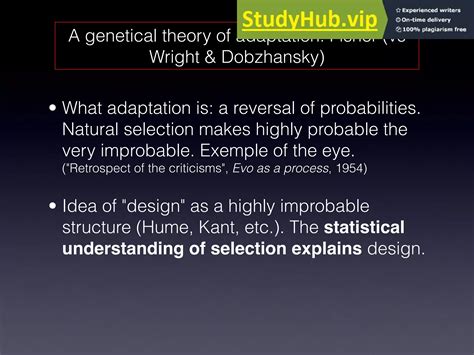55 The Modern Synthesis And Its Competing Views Of The Explanatory
