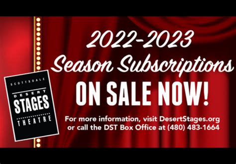 Scottsdale Desert Stages Theatre Release 2022 2023 Season Macaroni