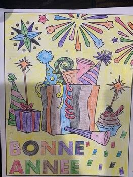 French New Year S Color By Number Page 2 Forms By Classroom Companero