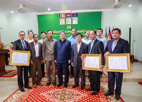 ឯកឧត្តម វង្ស ផាណាត និងឯកឧត្តម គួច ចំរើន អញ្ជើញជាគណៈអធិបតី ប្រកាសចូលកាន់