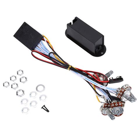 Buy Bass Active Preamp Guitar Bass Pickup With 3 Band Active Eq Equalizer Preamp Circuit And