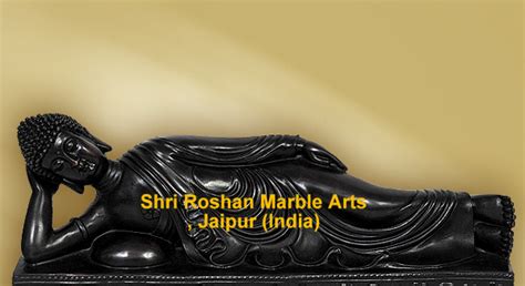 Black Marble Sleeping Buddha Statue At Rs 75000 In Jaipur Id 8557858555