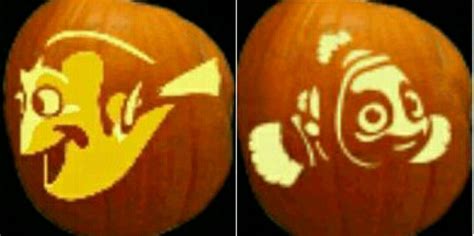 Dory And Nemo Pumpkin Carving Pumpkin Carving Patterns Pumpkin Carvings Stencils