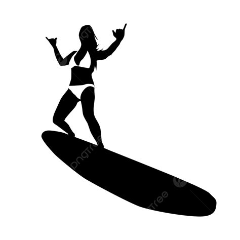 女孩衝浪藝術 向量 冲浪 插图 艺术向量圖案素材免費下載PNGEPS和AI素材下載 Pngtree