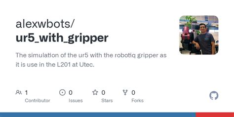 Github Alexwbotsur5withgripper The Simulation Of The Ur5 With The Robotiq Gripper As It Is