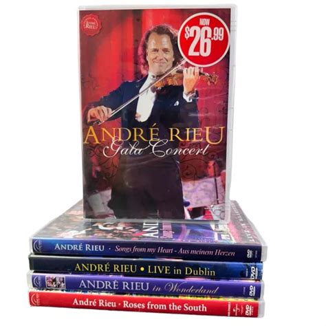 Andre Rieu Dvd Bundle X5 Pal Region 0 Music Gala Concert Dublin