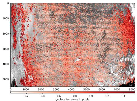 Geolocation Errors Of Mersi Ii 250 M Bands In The Focal Plane Download Scientific Diagram
