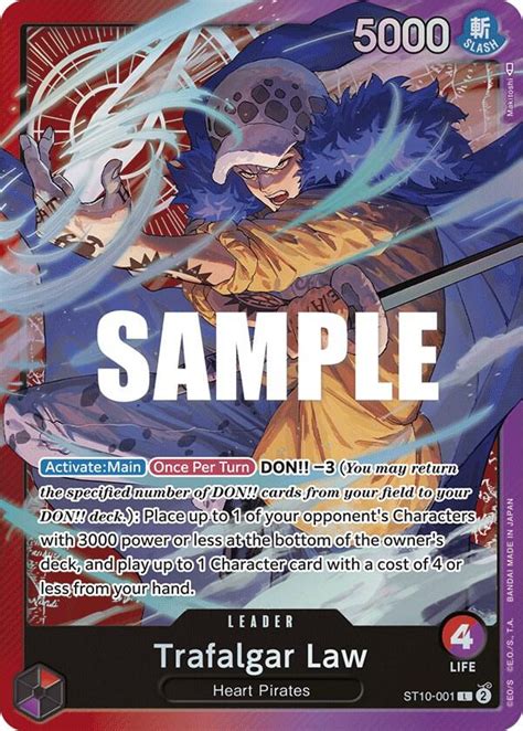 Trafalgar D Water Law Cards One Piece Tcg Card List And Prices 2026
