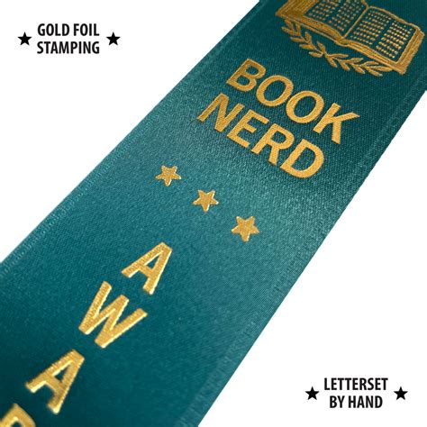 Book Nerd Award Ribbon Adultingftw