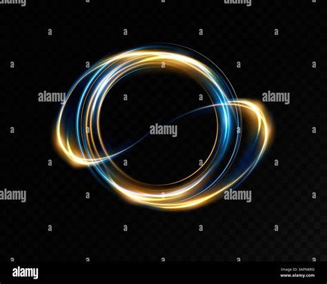Dynamic Light Trails Abstract Design Concept For Media And Background Use In Various Formats