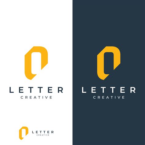 Logo Design Template Abstract Element Initial Letter Osymbol Of
