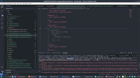 Menambahkan Foreign Key Di Sequelize Menggunakan Express Js Youtube