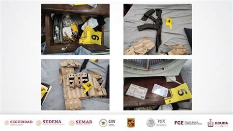 Colima Aseguran Droga Armas Tras Detención De La Vaca En Cdmx Grupo