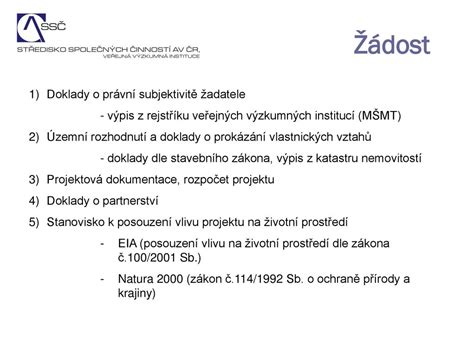 Příprava a realizace projektů z pohledu pracovníka OIS ppt stáhnout